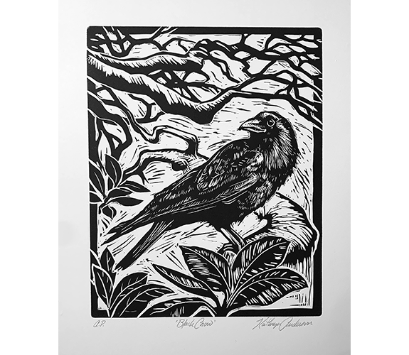 Childhood's End Gallery | "Black Crow" Artist Proof - Kathy Anderson ...