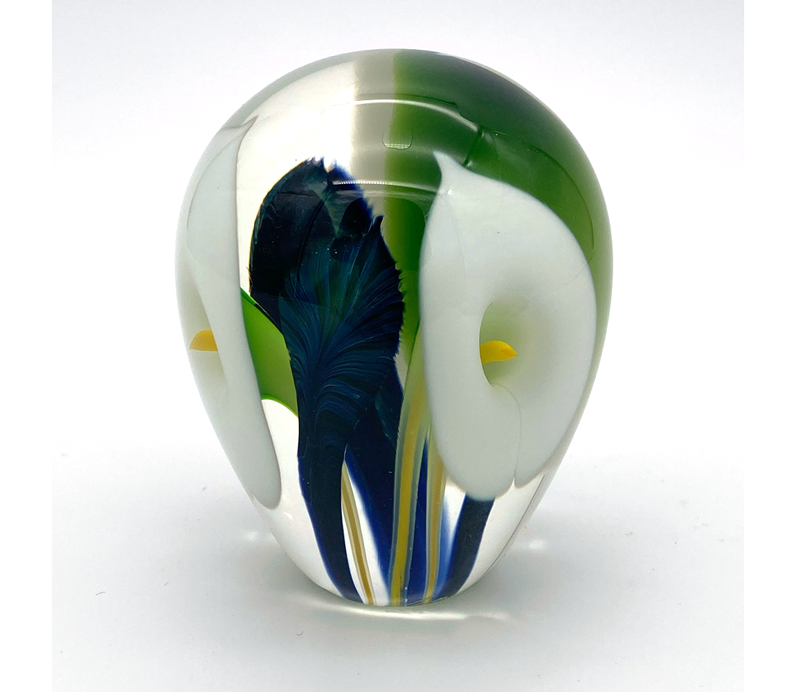Childhood's End Gallery | Scott Bayless - White Calla Lily Paperweight ...