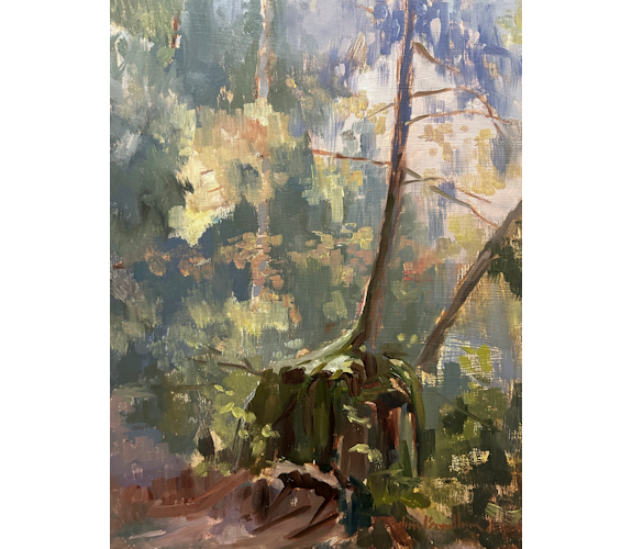 Childhood's End Gallery | "Nurse Tree plein air" - Jon Bradham ...