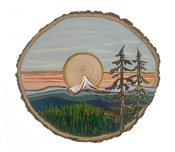 Childhood's End Gallery | "Mt. Rainier Sapling" - Jennifer Foran ...