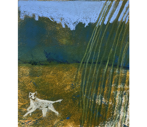 Childhood's End Gallery | "Chien Blanc" - Marilyn Frasca | PNW Fine ...