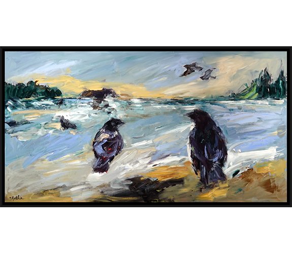 Childhood's End Gallery | "Crows on the Beach" - Christopher Mathie ...