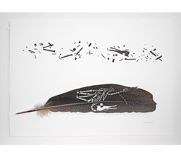 Childhood's End Gallery | "Pterosaur" - Chris Maynard | PNW Cut Feather ...