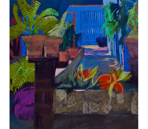 Childhood's End Gallery | Marianne Partlow - "Jardin Casa Azul II ...
