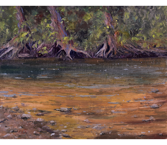 Childhood's End Gallery | "River Bank" - Nancy Romanovsky | Olympia, WA ...