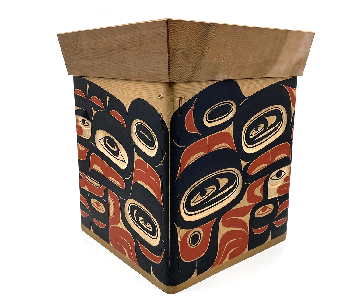 Childhood's End Gallery | "Old Eagle Box" Bentwood Cedar Box - David ...