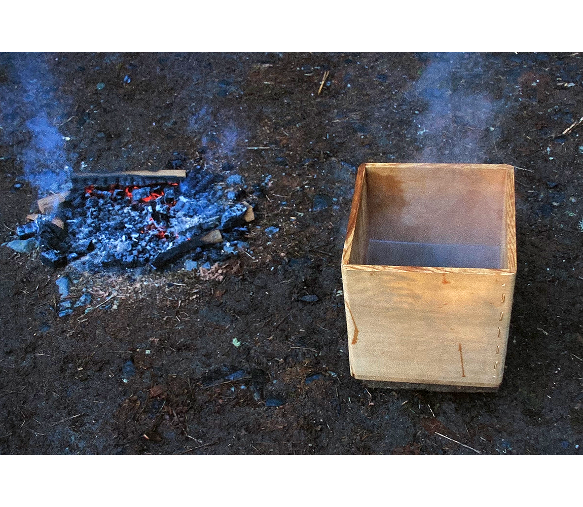 Childhood's End Gallery | "Old Eagle Box" Bentwood Cedar Box - David ...
