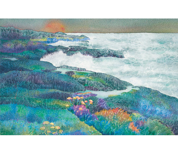 Childhood's End Gallery | "Coastal Rocks" by William Winden | Olympia ...