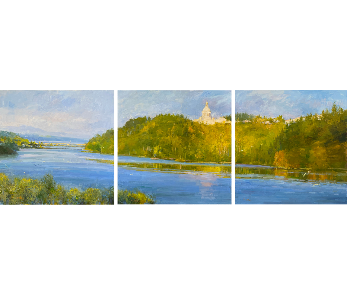 Childhood's End Gallery | "Capitol in Autumn Colors" Triptych ...